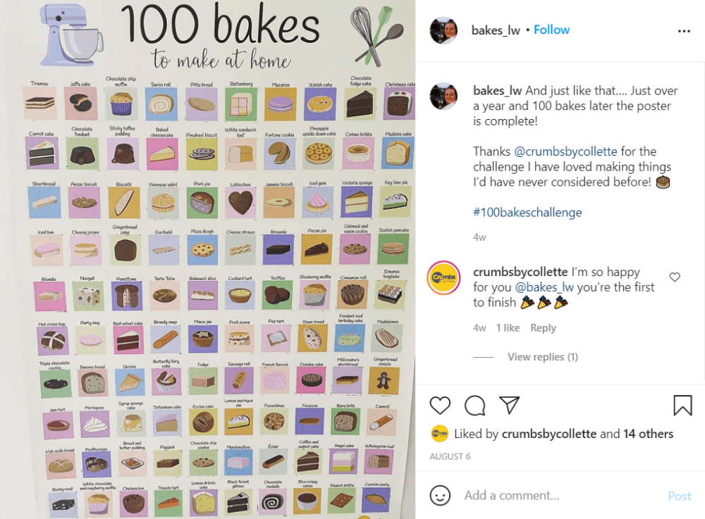 100 Bakes Challenge - Crumbs by Collette